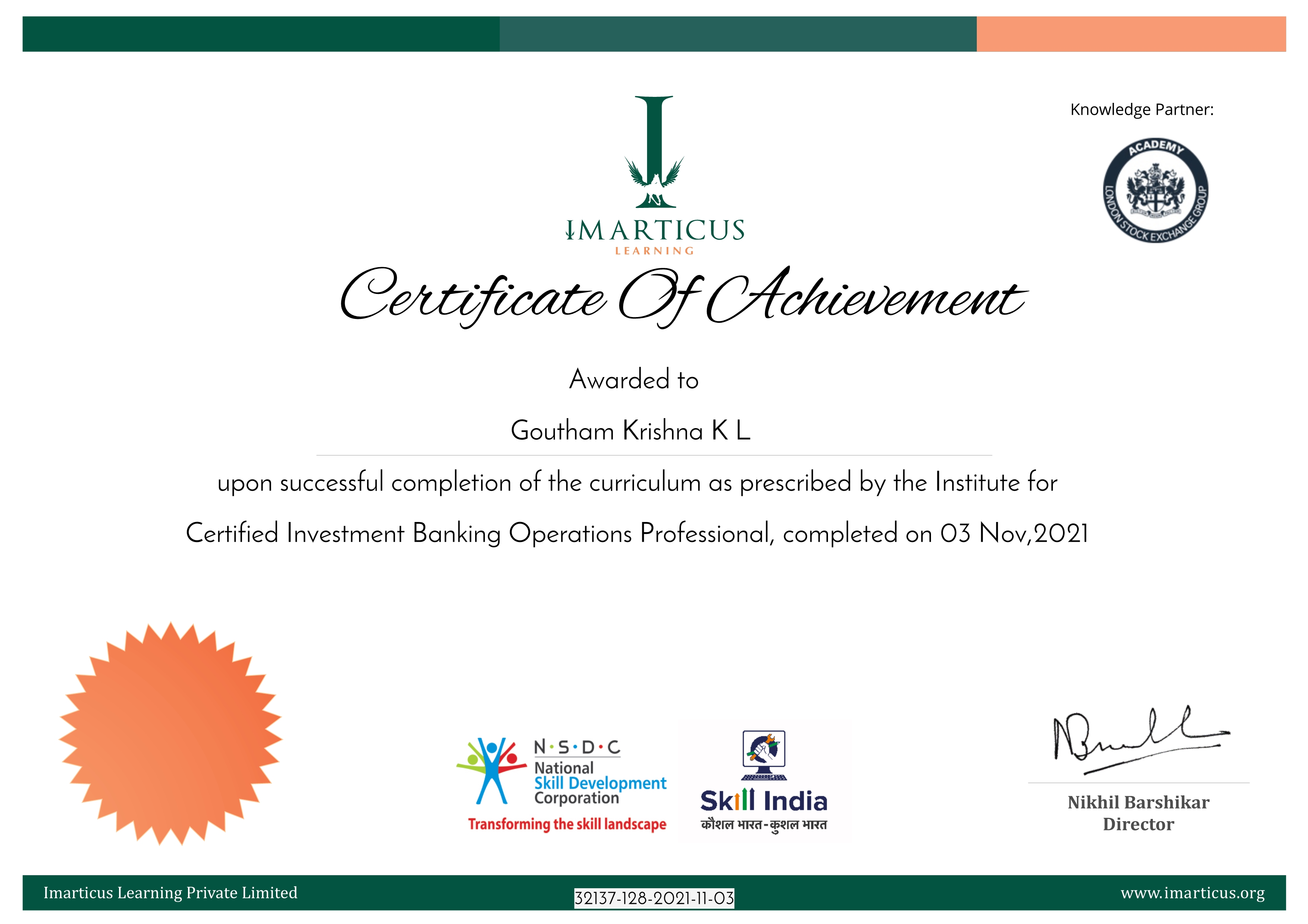 Goutham Krishna - Emerging Lead at State Street I Fund Accounting | LinkedIn