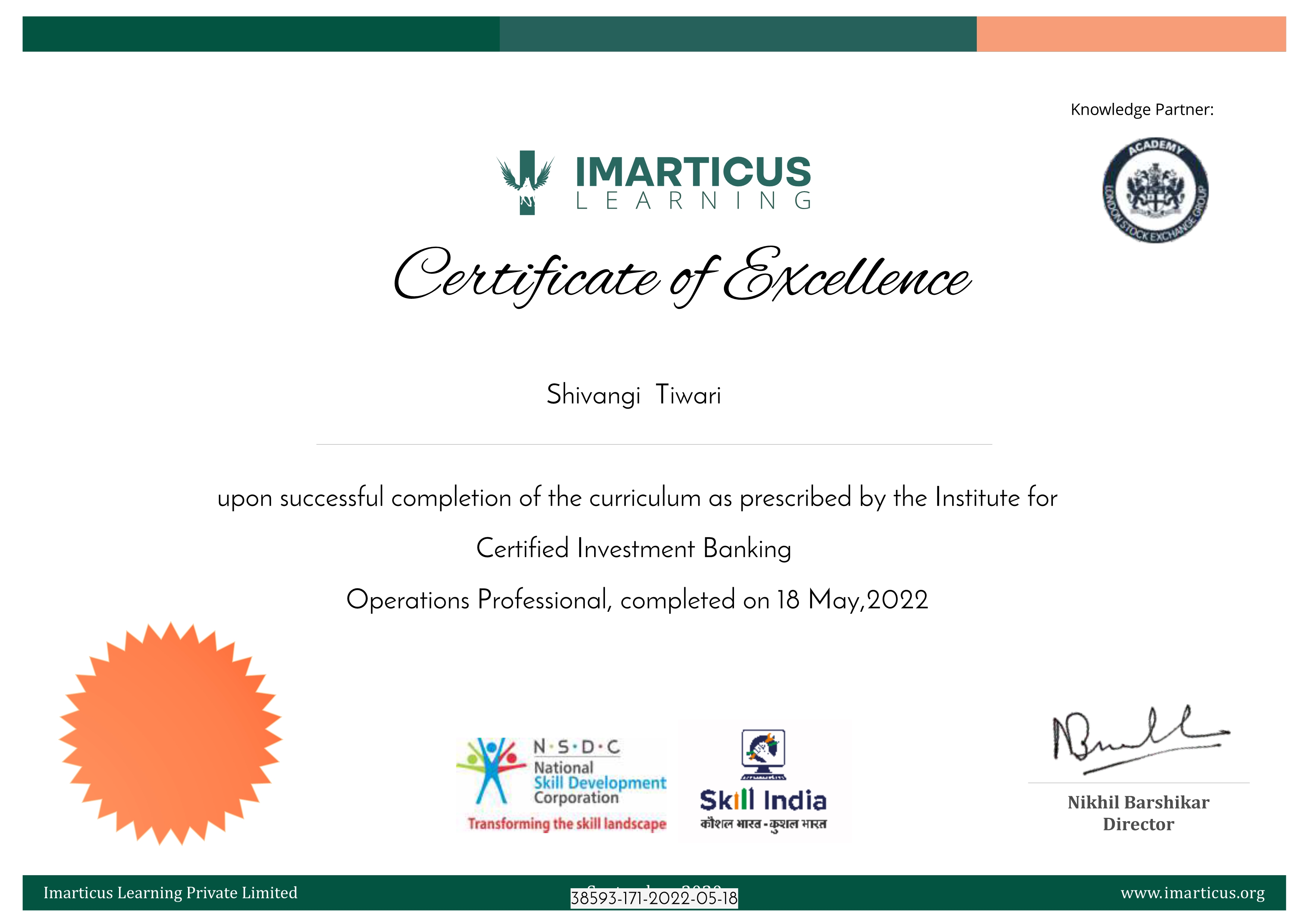 Shivangi Tiwari - Consultant | Finance Enthusiast | IIML Executive Management in Finance | LinkedIn